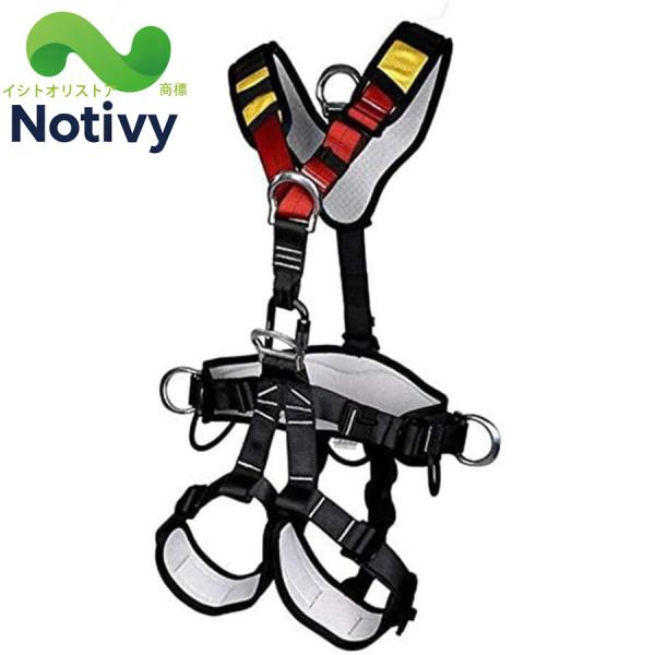 登山用の全身クライミングハーネス安全シートベルトロッククライミング懸垂下降屋外ツリークライミングツリークライミングギア、ルーフハーネス、ロッククライ