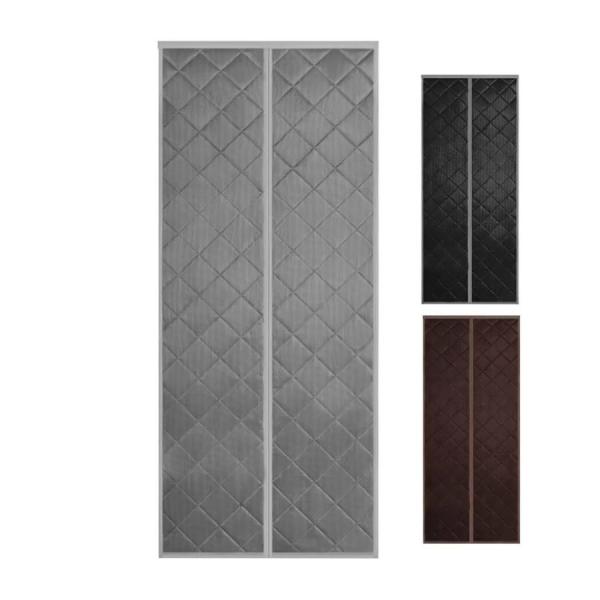 ??【サイズ】 :幅70cm*丈190cm 【セット内容】：断熱カーテン1枚+マジックテープ1本 　【素材】：オックスフォード生地+綿+磁気ストリップ 断熱ドアカーテンは耐候性オックスフォード生地で作られており、風、雨、ほこりを防ぐのに効果...