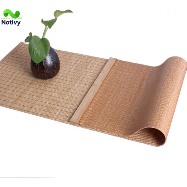 ? 素材：厳選された高品質の本物の竹で作られた竹。 ユニークな手作りと編み込み。 非毒性、退色防止、耐久性、耐熱性、滑り止め? スタイル：素朴な納屋、森、ヴィンテージ、田舎の結婚式の装飾、農家のテーブルの装飾、またはその他の特別な機会に最適...