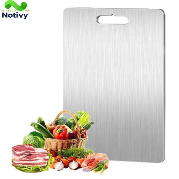 名称：純チタンまな板 色：シルバー 素材：純チタン サイズ：29*20 cm、36*25 cm、46*30 cm、34*23 cm、39*28 cm、25*15 cm 厚さ：1 mm、1.5 mm、2 mm、1.2 mm 機能：家庭用、ポー...