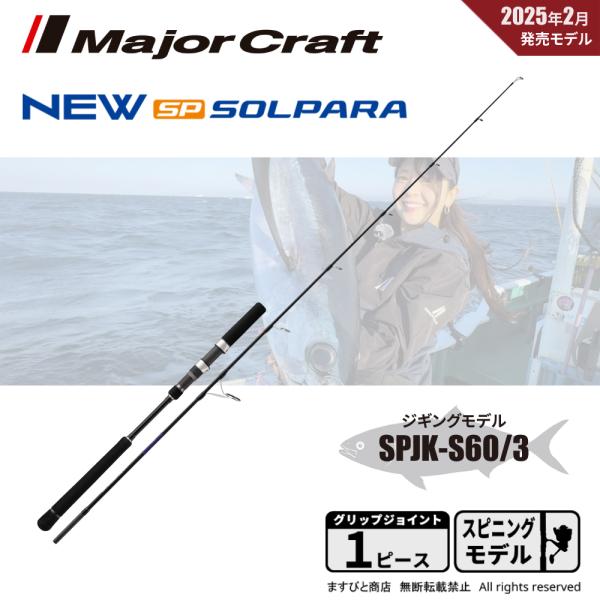 全長(ft)：6'0"継数(pcs)：2ルアー(g)：120-210PEライン(号)：1.5-3.0標準自重(g)：157アクション：RF