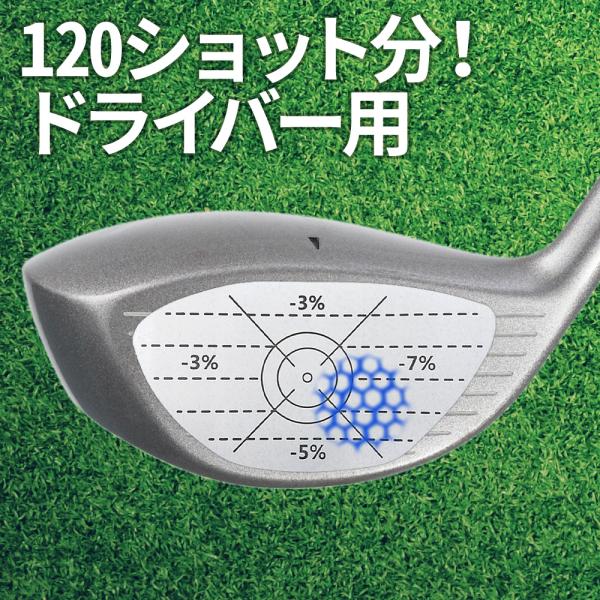 「飛距離が思ったより出ない」「スライスやチーピンが多い」その原因、芯を外したインパクトかもしれません。本商品は、クラブフェースに貼るだけで当たり場所が見えるショットマーカー！正しいミートの習得で、飛距離・方向性・再現性を大幅アップできます。...