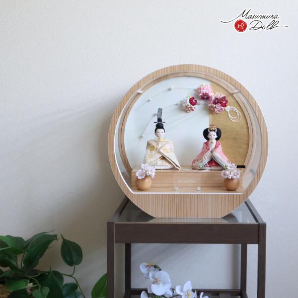 雛人形 ケース飾り コンパクト モダン おしゃれ インテリア ひな人形 おひなさま 小西実 PICCONI 遥-はるか- Kiraraおすべらかし 京製正絹西陣織 かわいい お雛様 雛 親王飾り 増村人形店 MMN3152月-tsuki- ...