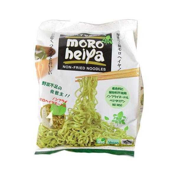 「商品情報」説明■商品名：モロヘイヤヌードル12個セット■容量：100g(50g×2)×12個セット■サイズ：170x110x40■原材料：小麦粉,でんぷん（タピオカでんぷん）,モロヘイヤパウダー,食塩,かんすい■原産国：ハーモニーライフイ...