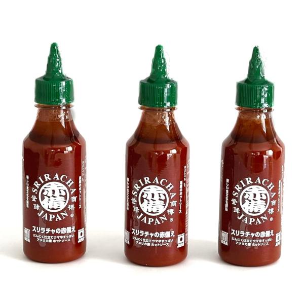 「商品情報」スリラチャ買うなら当店が一番お得！！アメリカで知らない人はいない旨辛ホットソース　スリラチャ３本セット【注意】レターパックプラスで発送しています。お受け取りが出来ず返送されてしまい、再送の場合はレターパックプラスの料金が追加され...