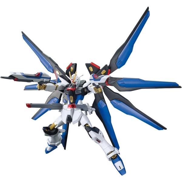 「商品情報」商品紹介ストライクフリーダムガンダム、HGCEで初立体化。HGCEシリーズならではの洗練されたスタイリッシュなデザインで可動域向上によりハイマット・フルバーストモードが再現可能に。バランスの取れたプロポーションに加えて、翼は展開...