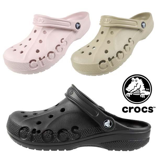 【発売日：2024年07月04日】■商品概要■crocs BAYA CLOG　10126クロックス　バヤ クロッグ　ジャパン正規品アッパー：合成樹脂　ソール：合成樹脂　ヒール高：約2cm★001【Black】　★6PI【Barely pin...