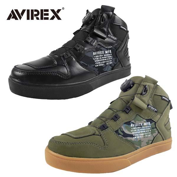 【発売日：2026年04月23日】■商品概要■AVIREX DICTATOR MC W/P　AV2275　アビレックス ディクテイター ウォータープルーフ バイク スニーカーアッパー：天然皮革/合成皮革/合成繊維　ソール：合成底01.【BL...