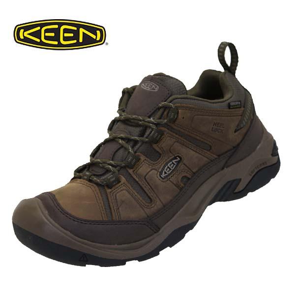【発売日：2022年09月03日】■商品概要■KEEN CIRCADIA WP 1026773キーン サーカディア ウォータープルーフカラー： Shitake/Brindle　片足重量：約520ｇ（26cm）アッパー：防水レザー・パフォーマ...