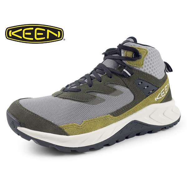【発売日：2025年09月02日】■商品概要■KEEN HIGHTRAIL MID WP　1031118キーン ハイトレイル ミッド ウォータープルーフカラー： STEEL GREY/FOREST NIGHTアッパー：防水プレミアムレザー・...