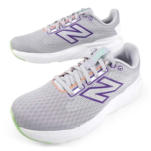 【発売日：2025年12月12日】■商品概要■New Balance　ニューバランス　ランニングシューズ　W413アッパー：合成繊維　ソール：ゴム底　日本向き正規品カラー：GB3【グレー】ウィズ：D（女性普通幅）　片足重量：約150ｇ（23...