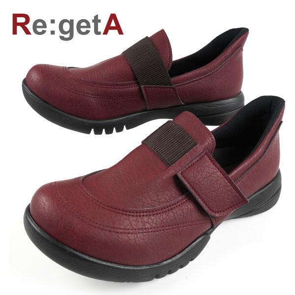 【発売日：2025年12月18日】■商品概要■　Made in JapanRe:getA SuttOn　リゲッタ スットオン 　R331アッパー：合成皮革　アウトソール：合成底（EVA・ゴム）カラー：RBR【レッドブラウン】片足重量：約22...