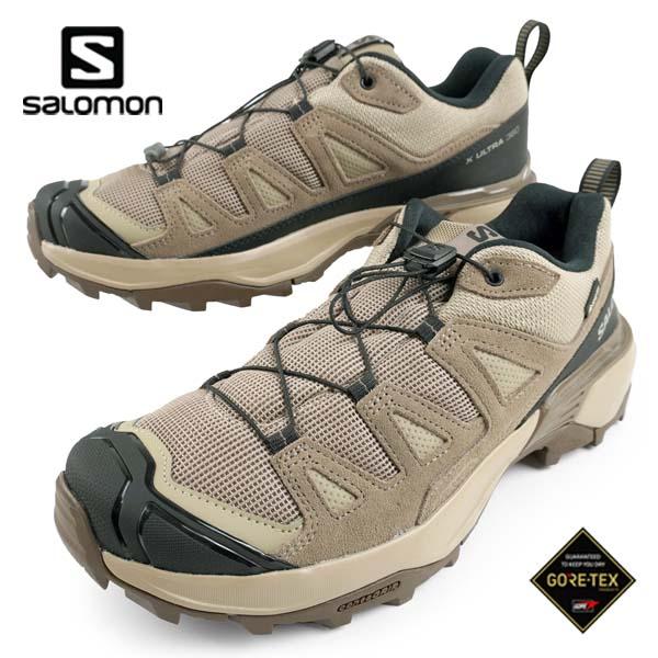 【発売日：2026年03月13日】■商品概要■SALOMON X ULTRA 360 LEATHER GORE-TEXサロモン ゴアテックス　ハイキングシューズ　491585カラー：Desert Tan / Walnut / Dark Ea...