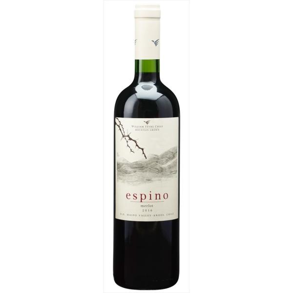 ●名称：赤ワイン●商品名：Espino Merlot●生産者：【ビーニャ ウィリアム フェーヴル チリ】●原産国：チリ●産地：マイポ ヴァレー●葡萄品種：メルロ、他●保存方法：直射日光を避けて保管ください。※商品は極まれに、入荷状況・メーカ...
