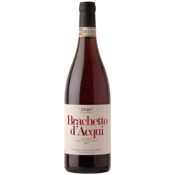 ●名称：赤微発泡ワイン●商品名：Brachetto d'Acqui DOCG●生産者：BRAIDA●原産国：イタリア●産地：ピエモンテ●葡萄品種：ブラケット１００％【※ご注意ください※】ワインでヴィンテージ（生産年）表記のないものは流通の関...