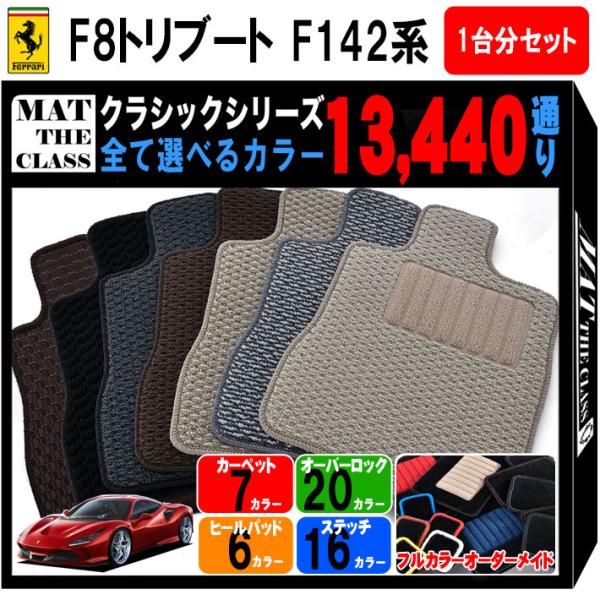 ●リーズナブルなレトロテイストが魅力"クラシック"シリーズのフロアマットです。●13,440通りからオリジナルカラーが選べる、完全オーダーメイドの車種専用設計フロアマットです。お車にジャストフィットする自分だけのオリジナルを●適合車種:フェ...