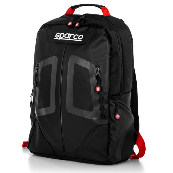 SPARCO（スパルコ） リュックサック 「STAGE」各部にSparcoのロゴが入ったリュック新品です。日本国内正規ルート（スパルコジャパン）品です。