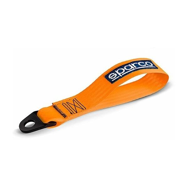 SPARCO（スパルコ） 「TOW STRAP （布製けん引フック）」★商品詳細★・穴径：16mm・引っ張り強度：2000kg※ボルト等の付属品はありません。別途ご用意ください。★その他★新品です。日本国内正規ルート（スパルコジャパン）品で...