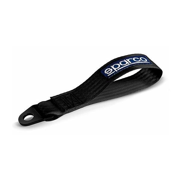 SPARCO（スパルコ） 「TOW STRAP （布製けん引フック）」★商品詳細★・穴径：16mm・引っ張り強度：2000kg※ボルト等の付属品はありません。別途ご用意ください。★その他★新品です。日本国内正規ルート（スパルコジャパン）品で...