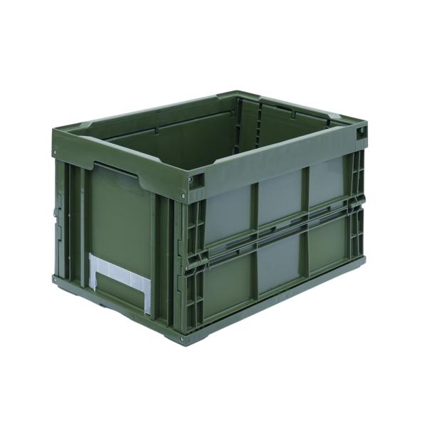 ・50台以上ご希望の場合はご連絡ください。・強度検査を実施耐圧荷重25.3ｋN（2580kgf）底面安全荷重25kg・材質：ポリプロピレン・金属ピン18本・内寸：490×332×303ｍｍ・外寸：530×366×320ｍｍ・折りたたみ時の高...