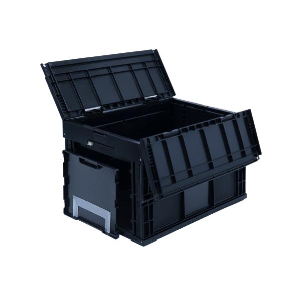 ・50台以上ご希望の場合はご連絡ください。・強度検査を実施耐圧荷重22.8ｋN（2330kgf）底面安全荷重25kg・材質：ポリプロピレン・金属ピン18本・内寸：490×332×303ｍｍ・外寸：536×366×337ｍｍ・折りたたみ時の高...