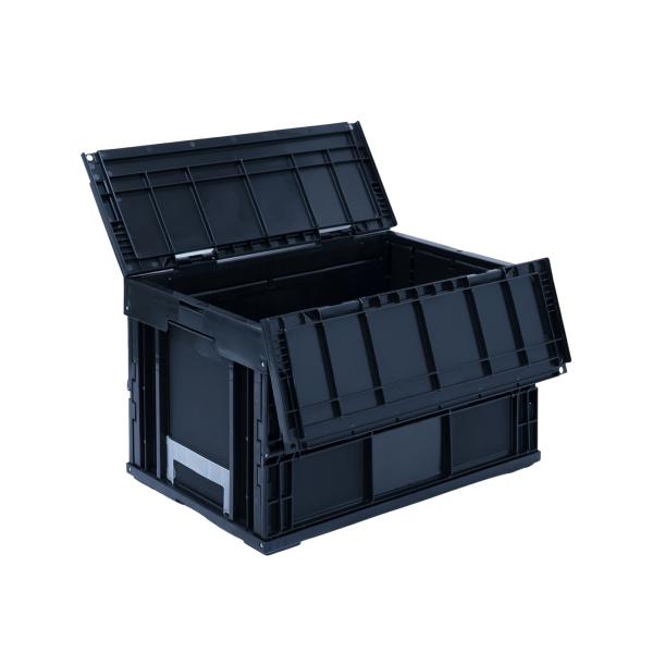 ・50台以上ご希望の場合はご連絡ください。・強度検査を実施耐圧荷重19.9ｋN（2030kgf）底面安全荷重25kg・材質：ポリプロピレン・金属ピン18本・内寸：490×332×303ｍｍ・外寸：536×366×337ｍｍ・折りたたみ時の高...