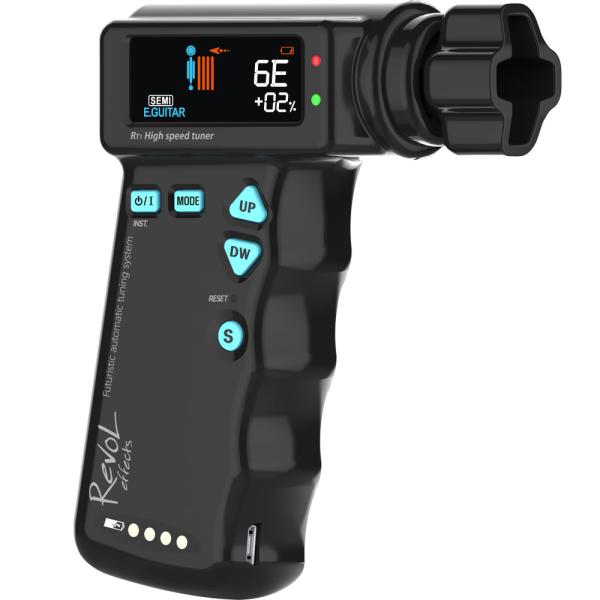 RT1は、ギターやウクレレのペグに装着し、弦を弾くだけで自動でチューニングを行うオートマチックチューナー。毎分180回転の高速ギアを搭載、オート・セミオート・カスタムの3種類のモードでプレイヤーをアシストします。*ウクレレはオート、セミオー...