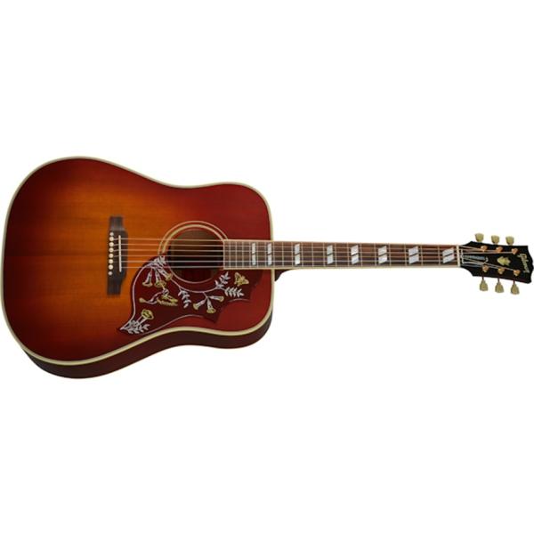 サーマリー・エイジド・シトカ・スプルース・トップを擁する1960 Hummingbirdのサウンドや仕上がりは、当時アイコン的ステータスにあったミュージシャンのルックスや演奏を思い起こさせるのに十分です。固定ブリッジを採用し、シン・フィニッ...