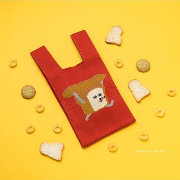 ＜商品説明＞お買い物にも、サブバッグとしても使いやすいニットバッグです。パンどろぼうと一緒に出かけよう♪＜味説明＞メロンパンクッキーとシュガーバターラスク、キャラメルスナックを詰め合わせました。■商品名：スイートニットバッグ PD-6■商品...