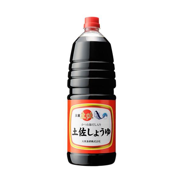 *****1.8L 1800mlペットボトル醤油 しょうゆ加工品　だし醤油（6本/まで1梱包）大東食研株常温保存（冷暗所をおすすめします）（発送時賞味期限 １ ヶ月以上）*****本醸造しょうゆに、厳選したかつお節のおいしさをたっぷりまろや...