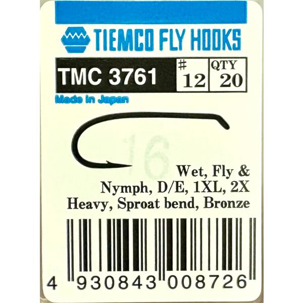 ※クリックポストでの発送となります商品代引きはご利用いただけません郵便受けへの配達となります20本入APニンフ、ヘアーズ・イアー・ニンフといった中小型のスタンダード・ニンフに多用されているフックです。一般的な状況でヤマメやイワナが最も好むヒ...