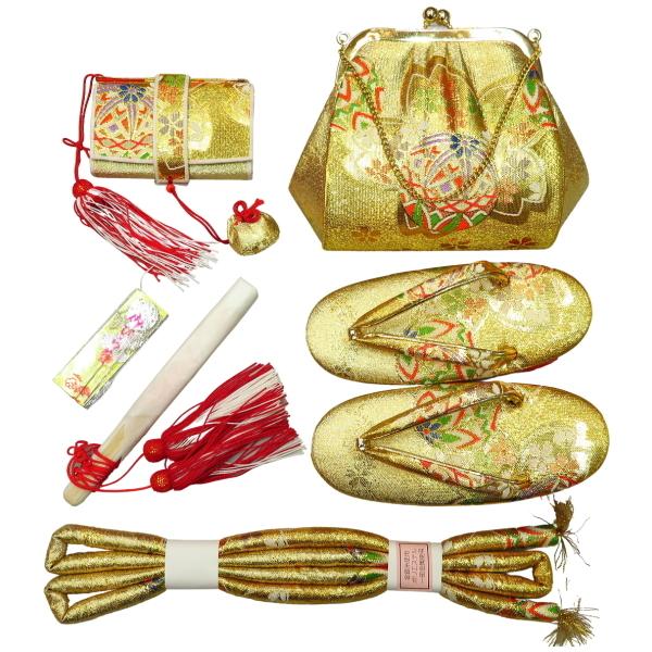 ◆箱せこセット内容　箱せこ、草履、バッグ、丸くげ、扇子、びらかん◆草履サイズ・大寸(７歳用)　21ｃｍ・中寸(5歳用)　18ｃｍ・小寸(3歳用)　16.5ｃｍ・素材：ポリエステル１００％草履は靴のサイズとは異なり、大きめのサイズで使用できま...