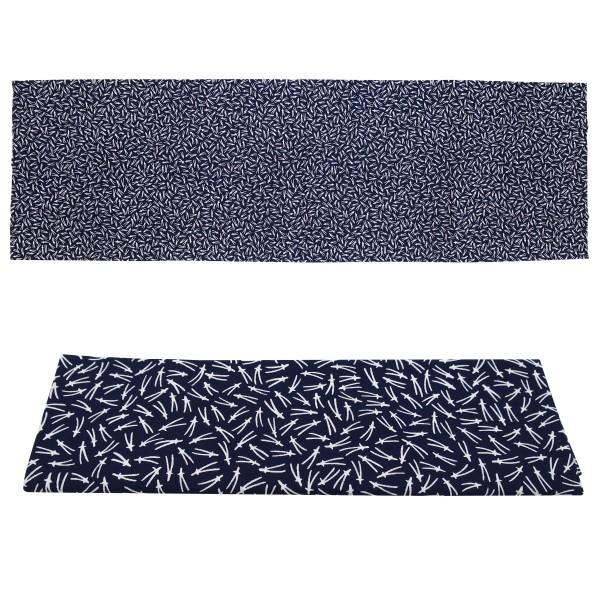 鯉口シャツとお揃いの柄の手ぬぐいです。サイズ：３３ｃｍ×１１０ｃｍ（多少の誤差があります）綿１００％柄プリントの手拭いは、表面のみのプリント生地です。裏面はプリントされていません。広巾の生地を手拭いサイズに裁断した商品です。裁断面は未処理で...