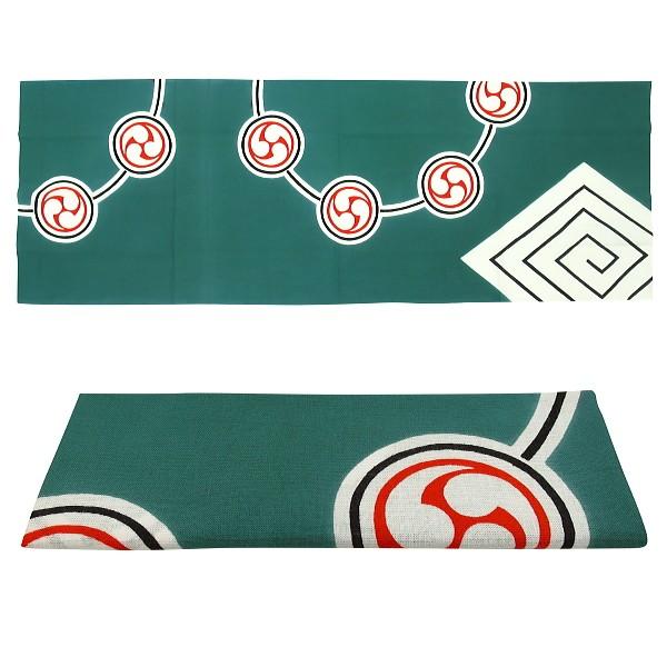 鯉口シャツとお揃いの柄の手ぬぐいです。サイズ：３４ｃｍ×９６ｃｍ（多少の誤差があります）綿１００％※注染染のため、多少の染めむらはご了承願います。広巾の生地を手拭いサイズに裁断した商品です。裁断面は未処理ですので、糸のほつれが出ます。※東京...