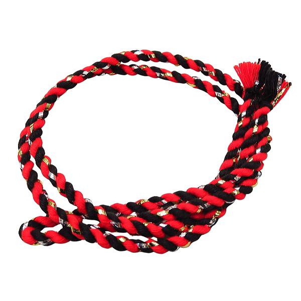 ちびっ子たちに大人気！ちょっこっと結ぶだけで、お祭り気分最高！粋に、可愛く、アレンジを楽しめます！「はちまき紐」 紐の長さ：（約）１００ｃｍ 直径：（約）６ｍｍ ＊長さには多少誤差があります＊