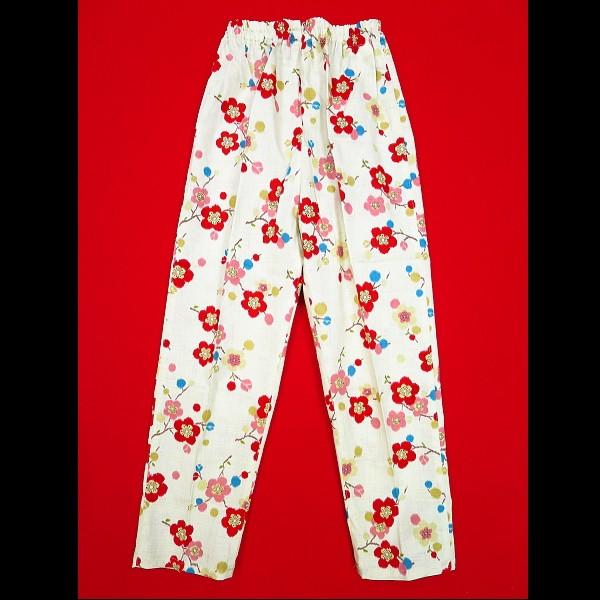 ■「義若」オリジナルの子供和柄ズボンです。■ウエストはゴム仕様です。■５号（１３０サイズ）ズボン総丈７８ｃｍ股下５３ｃｍわたり２５ｃｍ