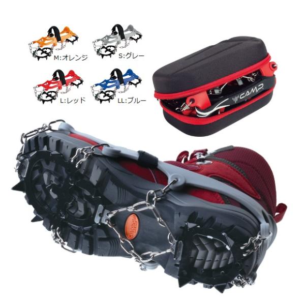 比較的容易な冬期登山から夏山の雪渓歩きまで幅広く対応。アイスマスター Rは雪または氷による滑りの危険性があるときに、いつでも使用可能な丈夫で信頼性の高いチェーンスパイクです。https://www.caravan-web.com/produ...
