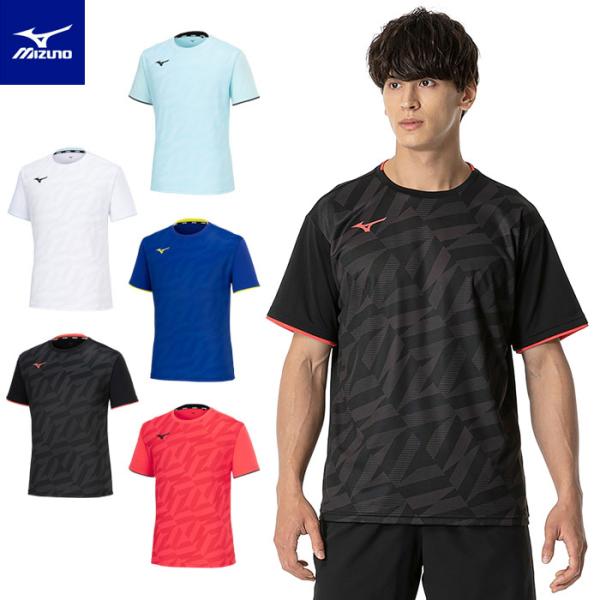 ミズノ ゲームシャツ メンズ ジュニア 男女兼用カラー01：ホワイト09：ブラック18：クーリングスプレー25：サーフブルー63：ラディアントレッドポリエステル100％中国製・吸汗速乾 汗を素早く吸収、拡散・運動時の動きやすさを追求したウエ...