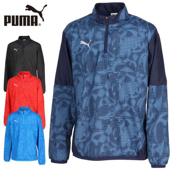 プーマ ピステ トップ メンズ サッカーTEAMCUP PISTE  長袖シャツ サッカーウエアWARM CELLテクノロジー搭載。体の熱を逃がさずキープする高機能素材を使用し、衣服内はいつも暖かで蒸れずに快適。 カラー01：PUMA RE...