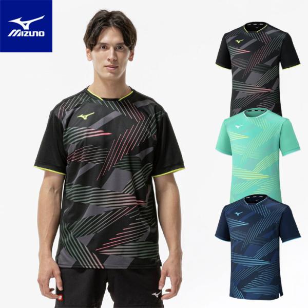 卓球ユニフォーム ゲームシャツ メンズ 男女兼用契約選手 国際大会着用予定モデルサイズ　XS、S、M、L、XL、2XLカラー09：ブラック13：ターコイズ14：ドレスネイビーポリエステル100％中国製・JTTA 日本卓球協会公認商品・吸汗速...