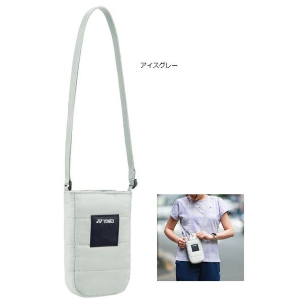 ヨネックス スマホショルダー. BAG2463背面ポケット,撥水仕様(追加)素材 ナイロン11cm×3cm×18cm