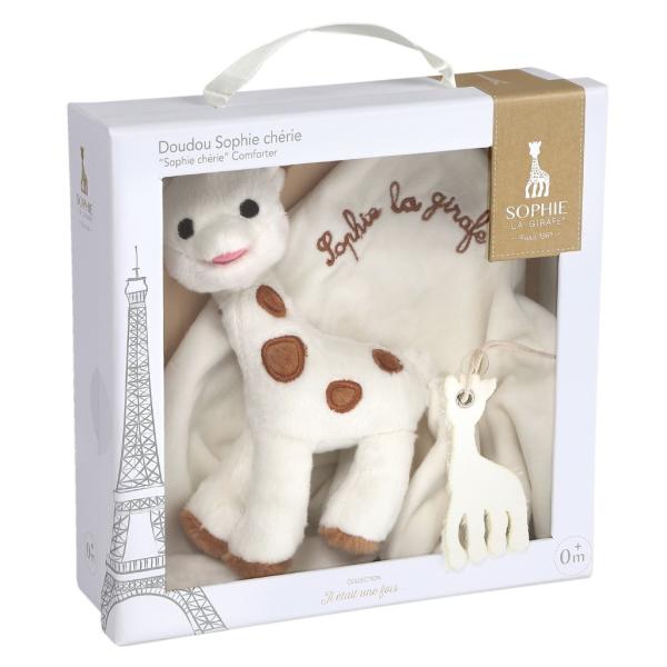 赤ちゃんがいつも持っているお気に入りの小さな毛布やおもちゃという意味のDouDou ドゥドゥ。 欧米では、赤ちゃんを安心させるためにいつも赤ちゃんのそばにあります。 ソフィーのドゥドゥは、赤ちゃんが持ちやすいように四角い形。角には結び目がつ...