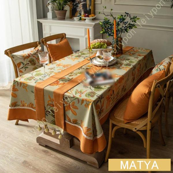 ◎仕様：素材：綿麻長方形テーブルに適したサイズ:85*85cm 60*120cm 90*130cm 110*110cm 130*130cm 110*170cm 130*180cm 130*200cm 130*220cm 130*240cm◎...