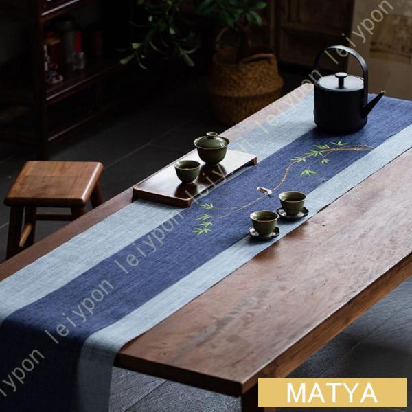 【材質】：ポリエステル製【サイズ】：A=200*20cm＋200*30cm、B=200*20cm＋200*40cm、C=300*20cm＋300*30cm、D=300*20cm＋300*40cm　★テーブルの中央にさらりと敷きこむだけで、ぐ...