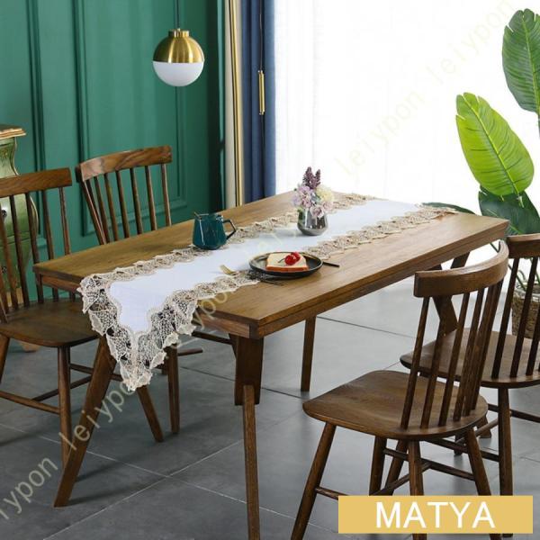 ★お手入れ簡単：簡単に洗浄、普段のお手入れは簡単な拭き取りで十分です。★インテリア：テーブルランナーは上品な柄がシックで華やかな雰囲気を作り、シンプルなのにエレガンスをプラスできるアイテムです。部屋のインテリアに見事に調和できます。★素晴ら...