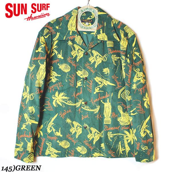 SUN SURF COTTON CORDUROY SHIRTSサンサーフ ・コットン・コーデュロイシャツヴィンテージのハワイアンシャツを世界随一の技術で復刻するブランドSUN SURFが、秋冬シーズン用に提案するコーデュロイ生地のハワイアン...
