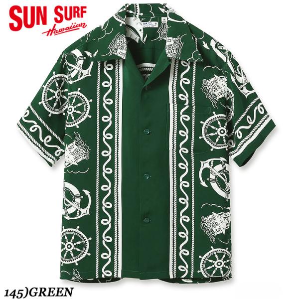 Lot No. SS39230RAYON HAWAIIAN SHIRT “ALL ABOARD”作品名： “ALL ABOARD”ヴィンテージ： TOWN CRAFT年代： 1950年代前期素材： レーヨン羽二重（フィラメントレーヨン）プリ...