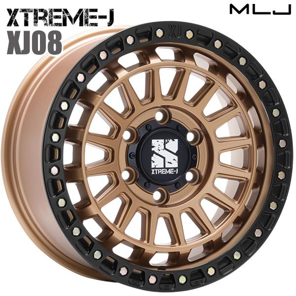 アルミホイール新品 1本MLJ XTREME-J XJ08▼参考適合車種▼150プラド125ハイラックスFJクルーザートライトンGSR■適合車種につきましては道路運送車両法の保安基準に適合する事を保証するものではありません。 　車種やタイヤ...