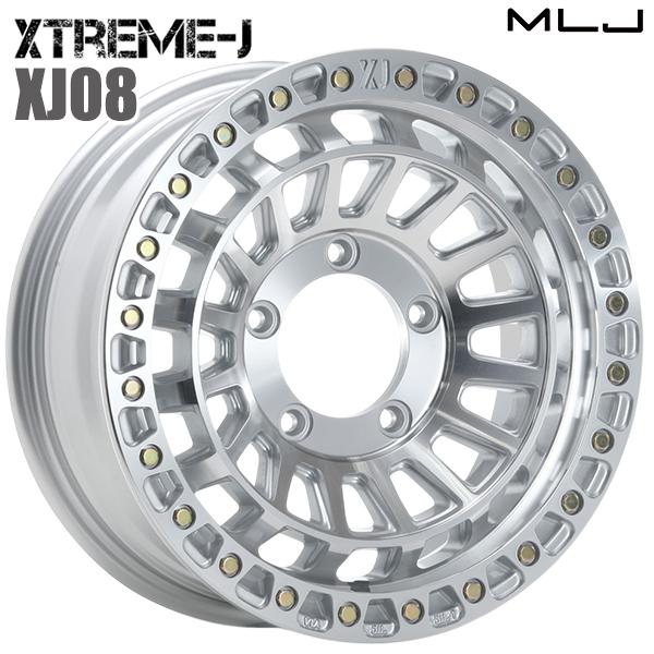 アルミホイール新品 1本MLJ XTREME-J XJ08▼参考適合車種▼JB64ジムニー ☆リアのみ純正キャップ対応■適合車種につきましては道路運送車両法の保安基準に適合する事を保証するものではありません。 　車種やタイヤサイズ各個体差な...