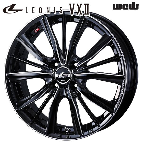 アルミホイール新品 1本Weds LEONIS SCBKSC(ブラックSCマシニング)▼参考適合車種▼K-CAR■送料 1本〜3本のご購入は1,100円（1本につき）発生します 4本以上送料無料